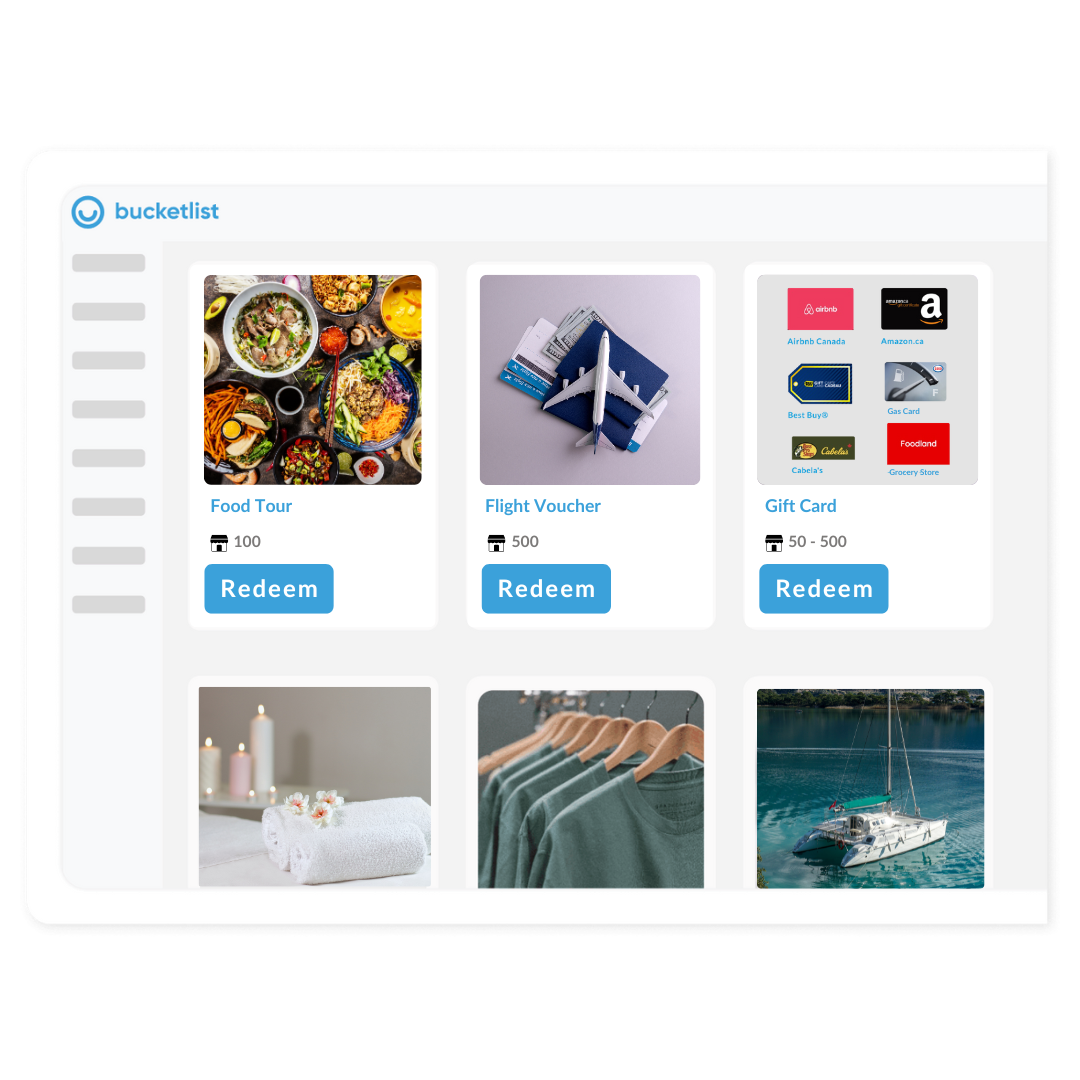 Bucketlist Rewards | Employee Recognition Software