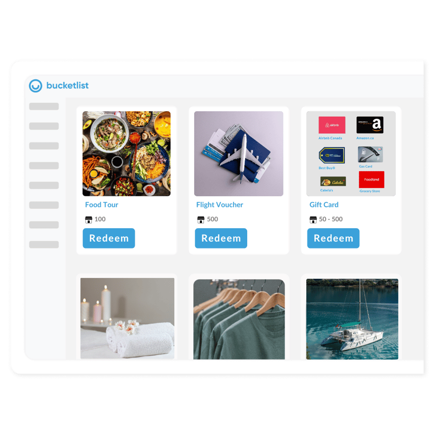 Bucketlist Rewards | Employee Recognition Software