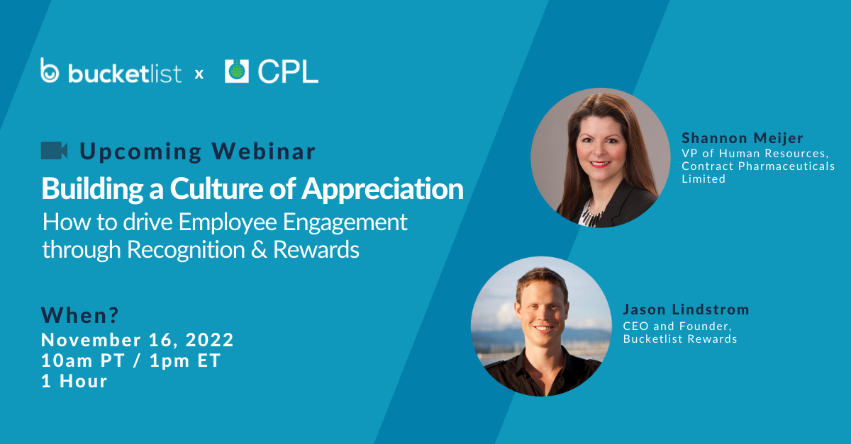 Webinar: How to Drive Employee Engagement through Recognition & Rewards