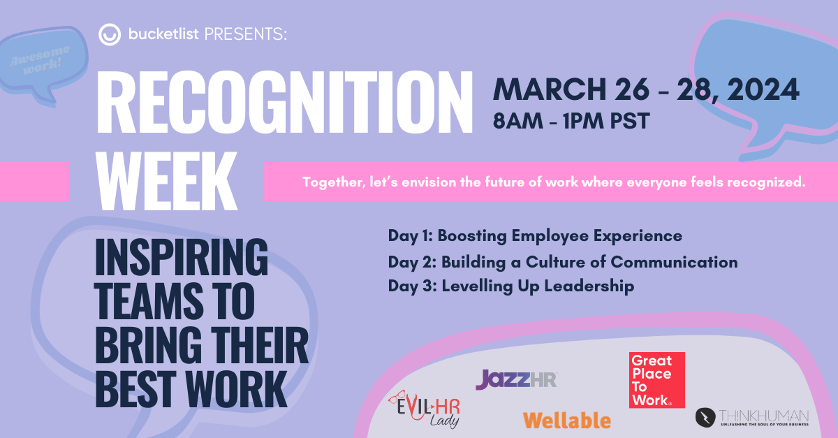 Recognition Week: Inspiring Teams to Bring Their Best Work