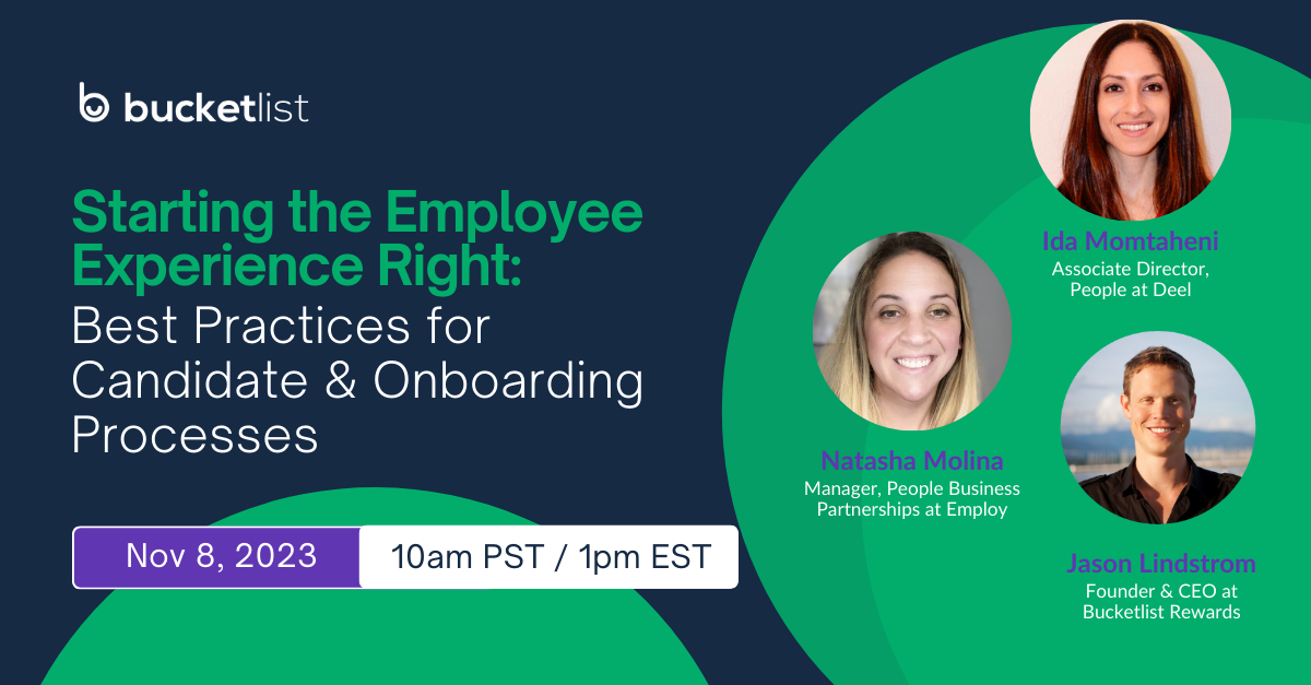 Starting the Employee Experience Right: Best Practices for candidate ...