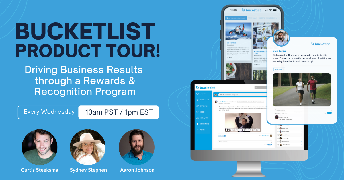Bucketlist Product Tour: Driving business results through a rewards ...